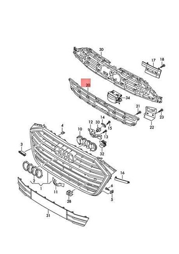 Genuine AUDI A8 S8 quattro 4N2 4N8 Closing Element 4N08076839B9 | eBay