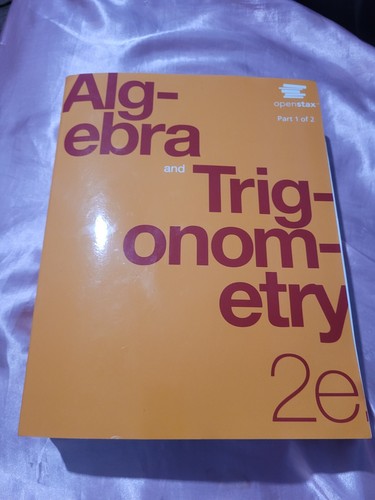 algebra and trigonometry openstax 2e Part 1 | eBay