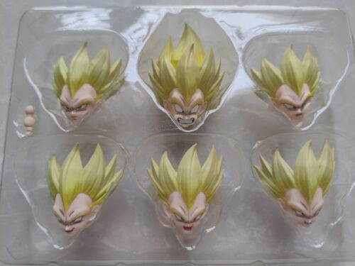custom dragon ball shf super saiyan vegeta head sculpture | eBay