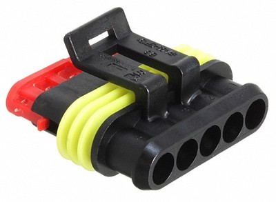 HOUSING CONNECTOR SUPERSEAL MALE 5 WAY SEALED TYCO 282089-1 PRICE FOR 1 ...