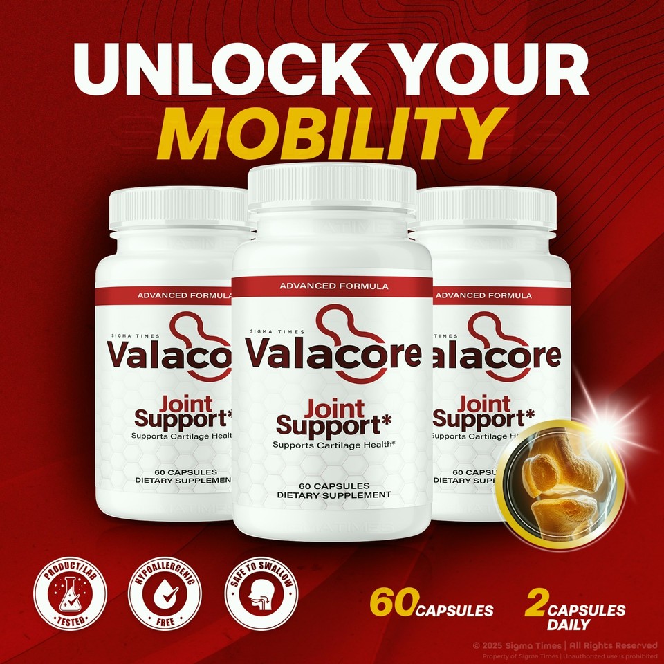 Valacore Joint Support, Advanced Hip, Joint and Muscle Support Formula ...