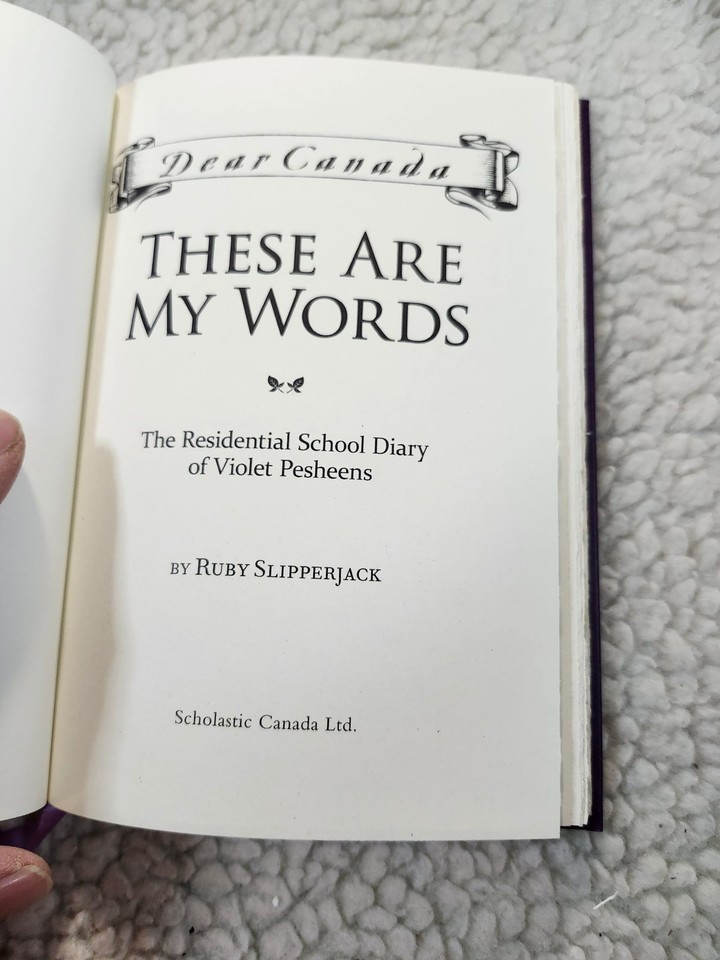 These Are My Words Ruby Slipperjack Hardcover Childrens Diary ...