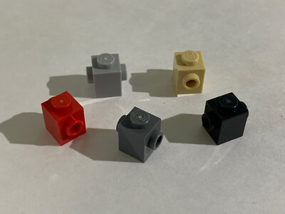 LEGO Parts 47905 (4pcs) Brick, Modified 1 x 1 w Studs 2 Sides, Opposite ...