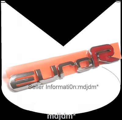 Oem Chrome Euro-R Rear Emblem Badge 75731-SEA-R01 Honda Accord CL7 ...