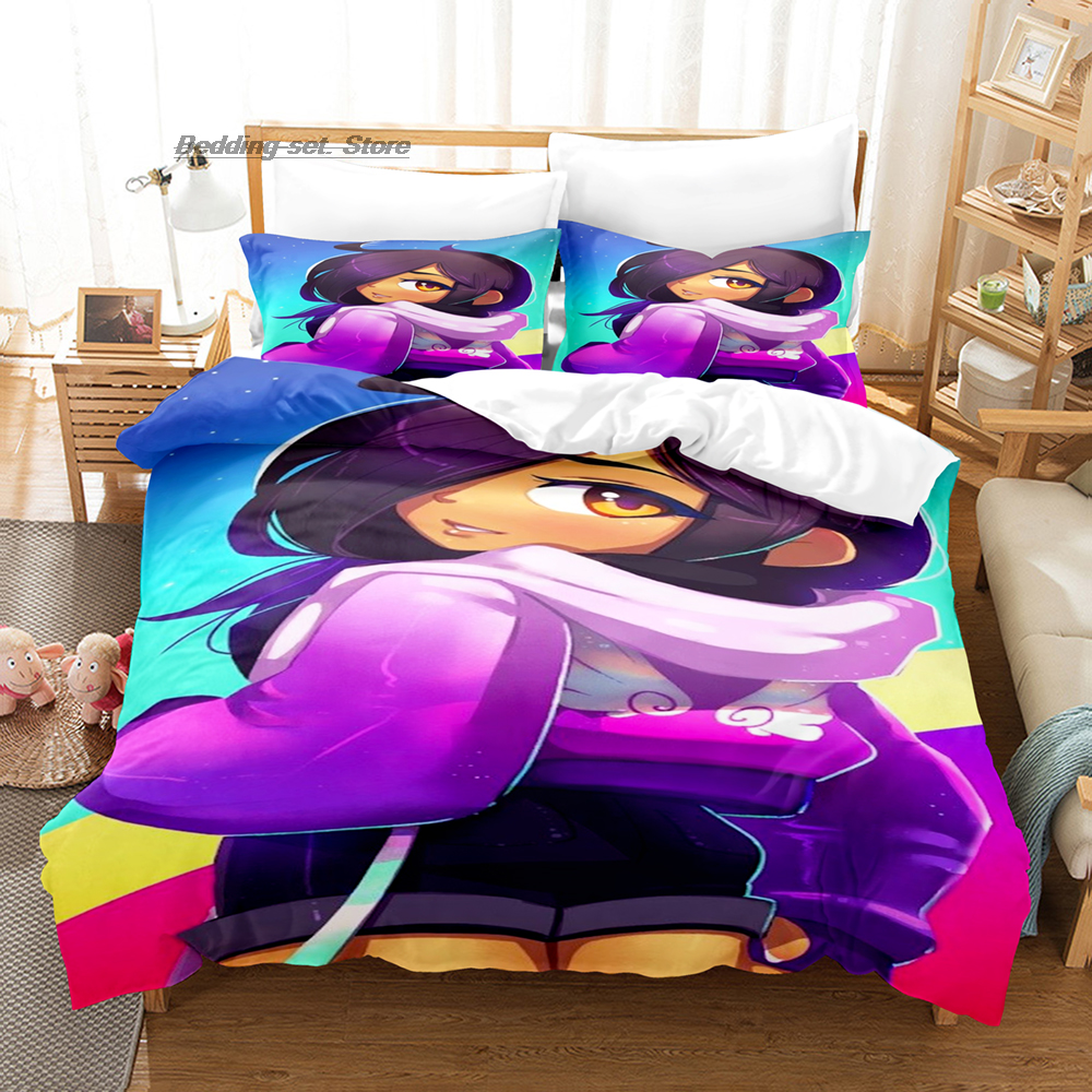 Girls Aphmau Duvet Cover Pillowcases Single Double Queen Doona Bedding ...