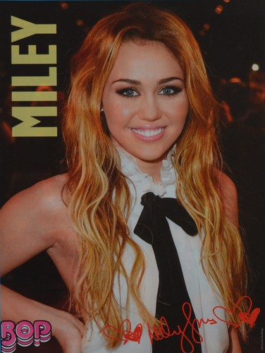 MILEY CYRUS - A4 Poster (ca. 20 x 27 cm) - Fan Sammlung Clippings ...