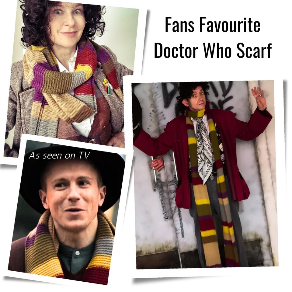 Doctor Who Scarf - Official BBC Gift Dr Who 4th Doctor Tom Baker Scarf ...
