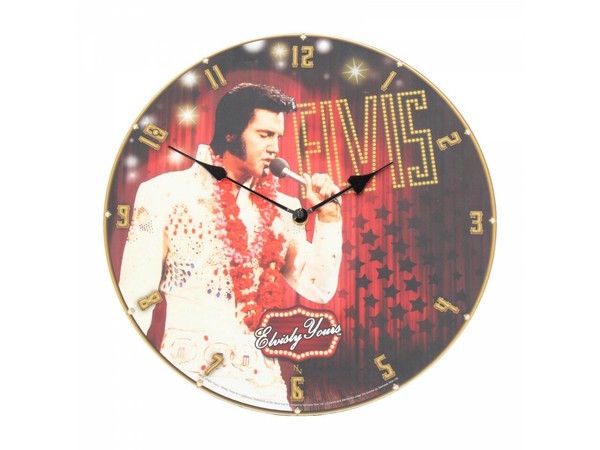 Elvis Presley ELVISLY Yours Wall Clock 34cm for sale online | eBay