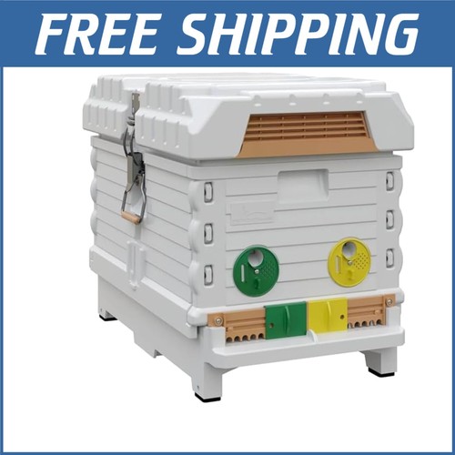 Insulated Langstroth Nucleus Bee Hive Set - Assembled with Plastic Core ...