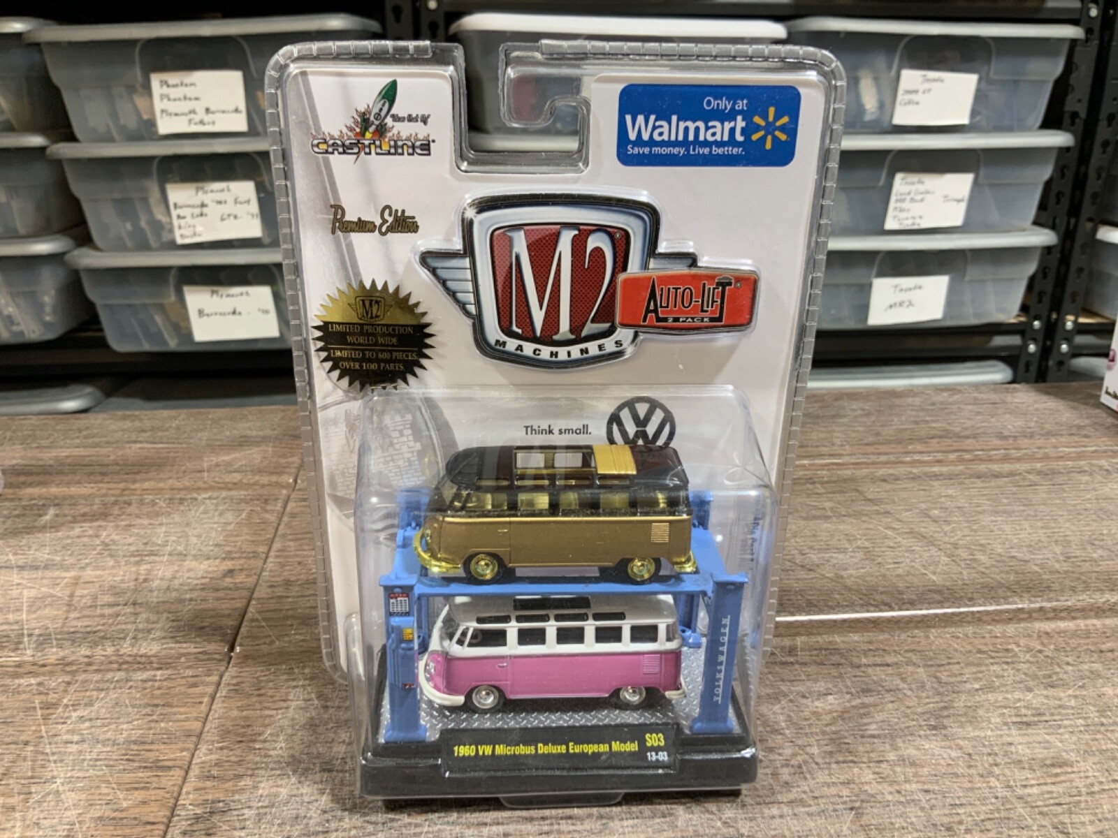 M2 MACHINES AUTO LIFT 2 PACK 1960 VW DELIVERY VAN EUROPEAN MODEL S03 GOLD CHASE | eBay