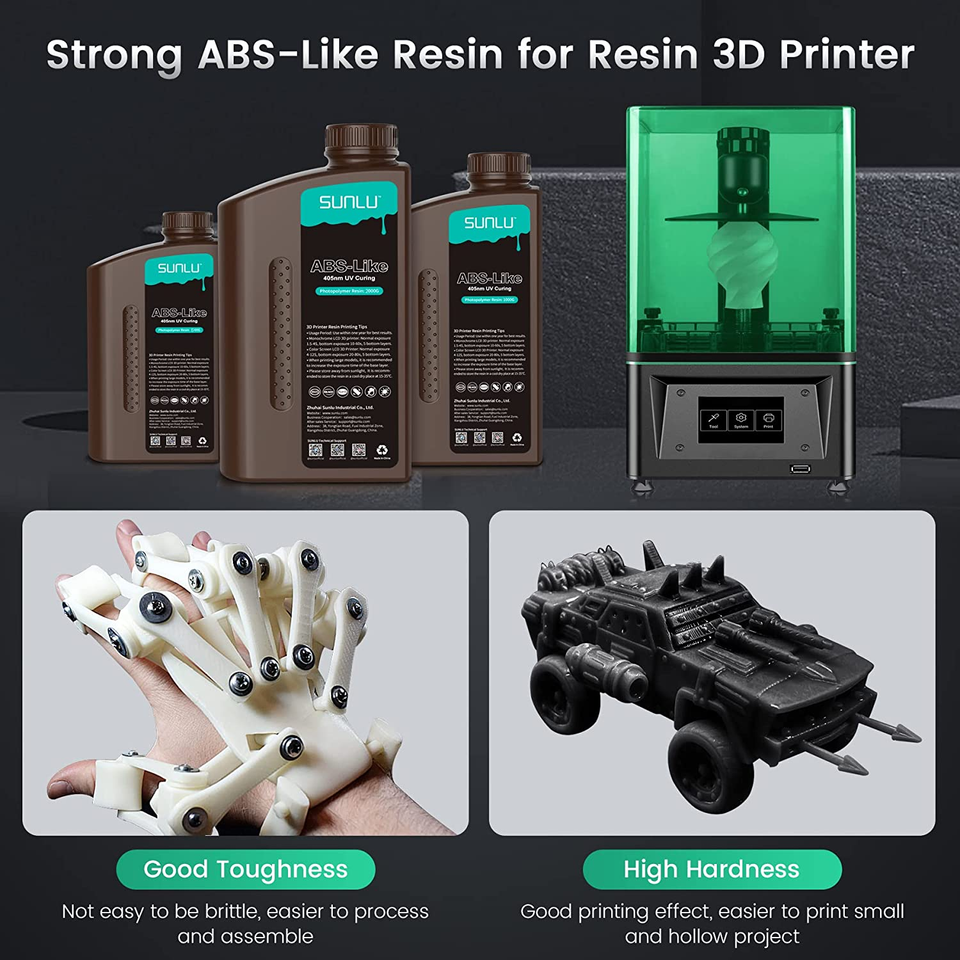 Sunlu 14K Standard/Standard Plus/Red Wax/ABS-Like/Washable/Tough/PA ...