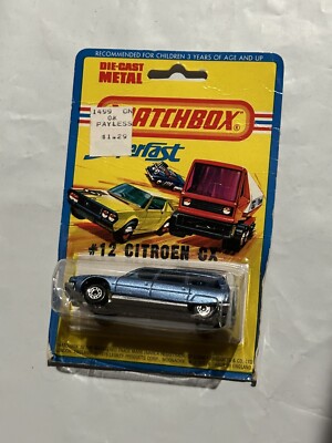 MATCHBOX Superfast #12 Citroen CX on Original Card 1970 | eBay