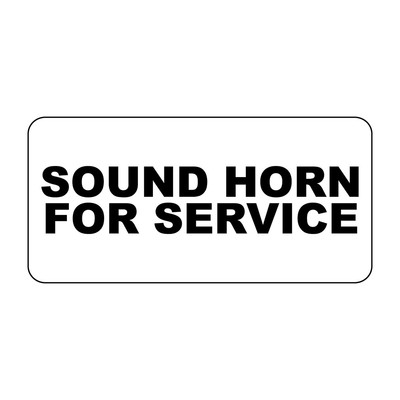 Sound Horn For Service Retro Vintage Style Metal Sign - 8 In X 12 In | eBay