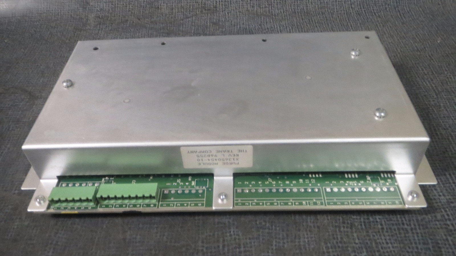 TRANE PURGE MODULE MODEL/REVISION: X13650454-10 REV L **WARRANTY ...