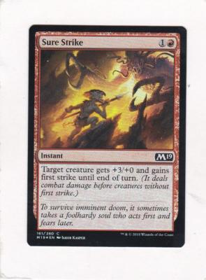 Magic: MTG: M2019: Sure Strike **Foil** | eBay