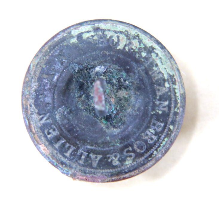 US Civil War Confederate Alabama Map Officer Coat Buttons & Cuff / Kepi ...