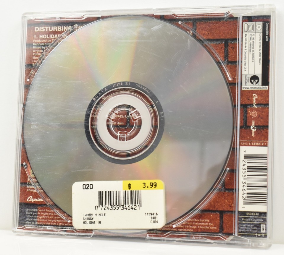 Holidae In by Chingy Feat. Ludacris & Snoop Dogg (CD, Import, Single ...