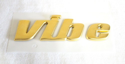 2003 - 2008 PONTIAC "VIBE" 24K GOLD PLATED REAR & SIDE EMBLEM ...
