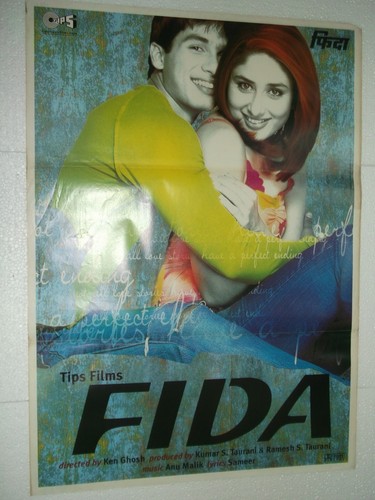FIDA 2004 Shahid Kapoor Fradeen Khan Kareena Kapoor Rare Poster ...