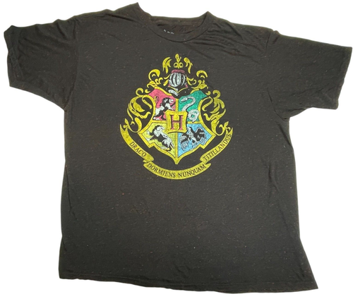 Harry Potter Draco Dormiens Nunquam Titillandus Brown Red pattern T ...