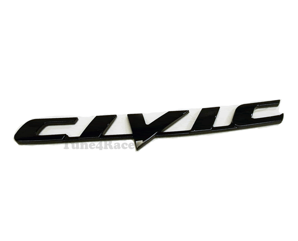 Civic black emblem logo badge Sticker decal For Honda Brand New Gift | eBay