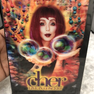Cher - Live In Concert (DVD, 1999, Closed Captioned)SEALED 3D Cover ...