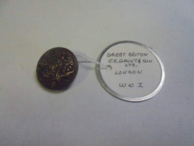 WWI Great Britain Uniform Button J. R. Gaunt & Son London | eBay