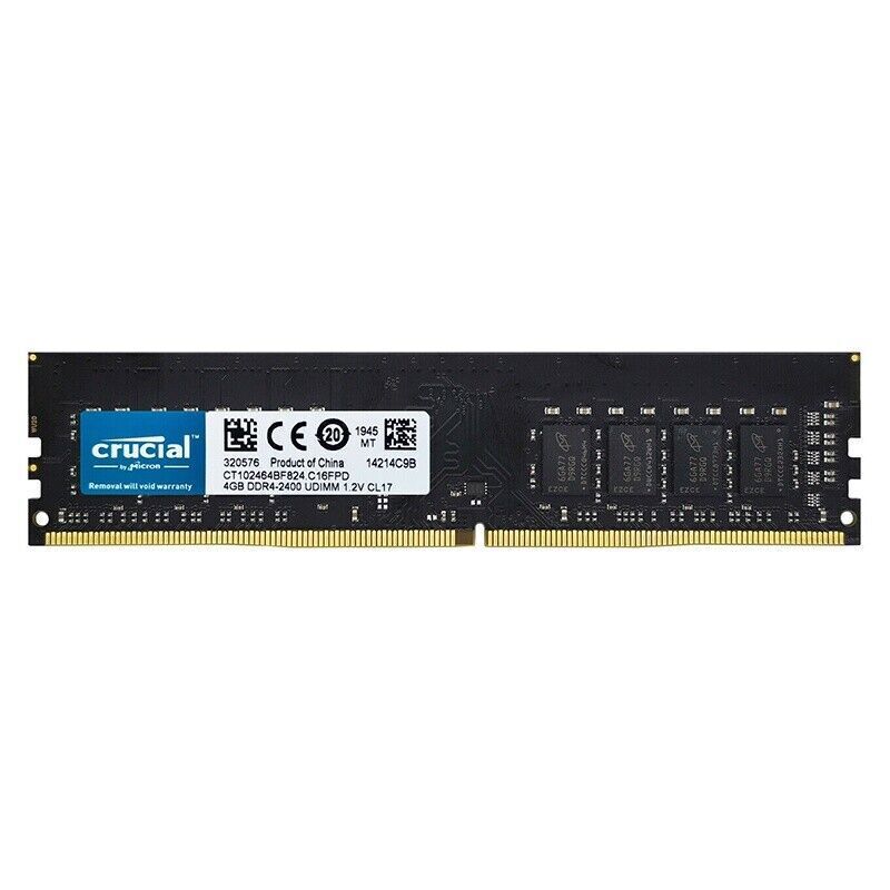 Crucial DDR4 RAM 4GB 8GB 16GB 2133 2400 2666Mhz 3200MHz DIMM Memory ...