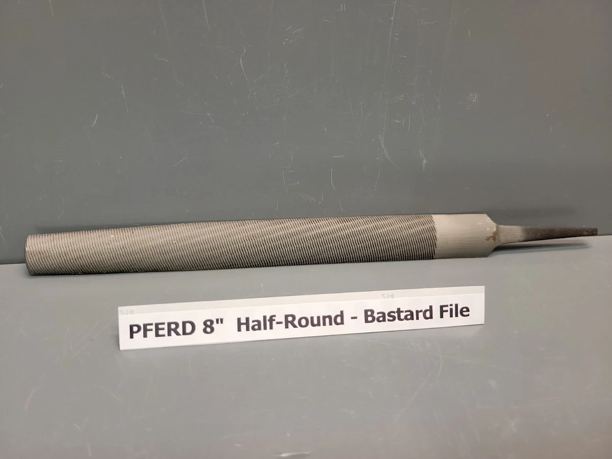 Half Round File Drawing