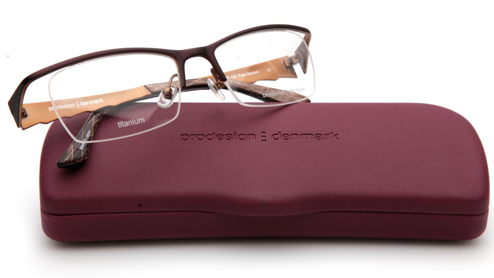NEW PRODESIGN DENMARK 5317 c.5031 Brown EYEGLASSES GLASSES 52-17-130mm ...