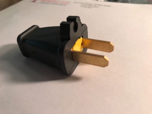 Vacuum Cleaner Repair Replacement Plug With Cord Clip 2 Wire 2 Prong ...