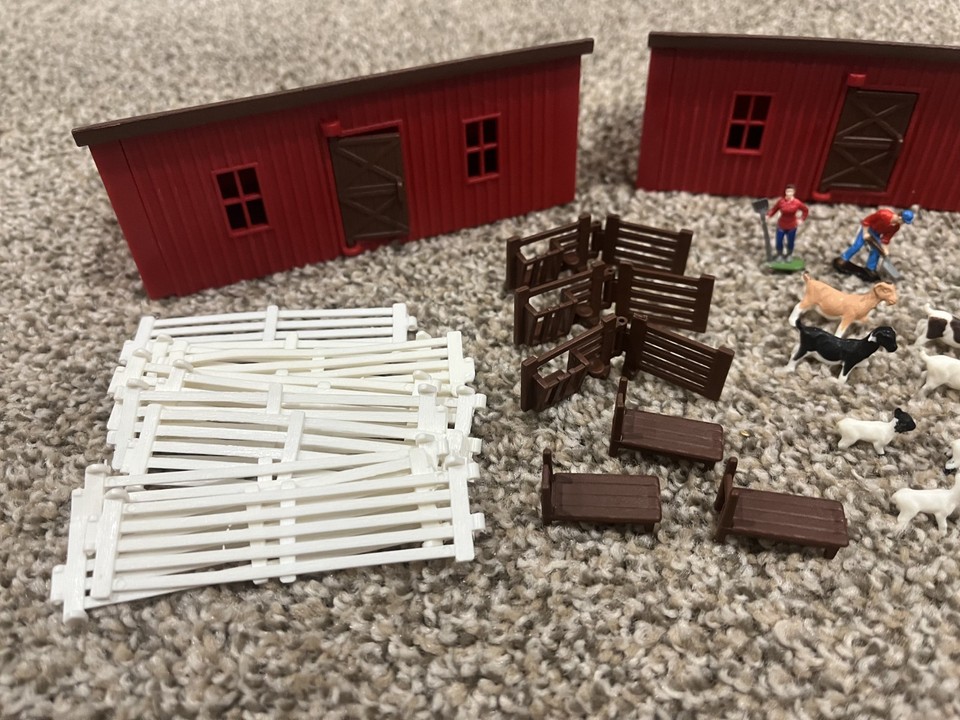 ERTL Farm Country 1/64 Scale Sheep Farm Set 1995 COMPLETE set perfect ...