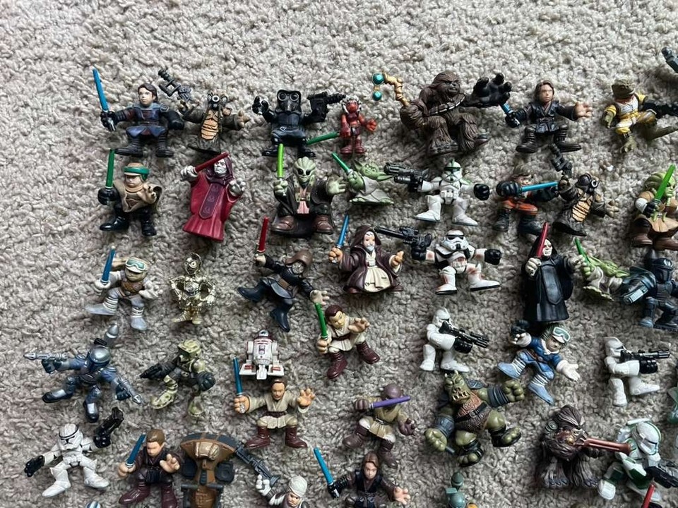 Hasbro Star Wars Galactic Heroes Lot Of 80 Mini Figures | eBay