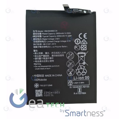 Batteria HB436486ECW 4000mAh Per Huawei Mate 20 Mate 10 Pro P20 Pro ...