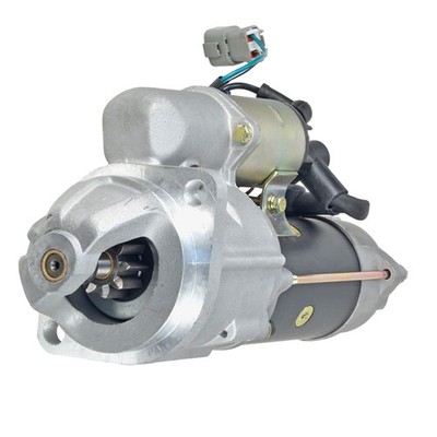 24V 9T STARTER MOTOR FOR NIKKO KOMATSU EXCAVATOR ENGINE PC60 4D95 PC706 ...