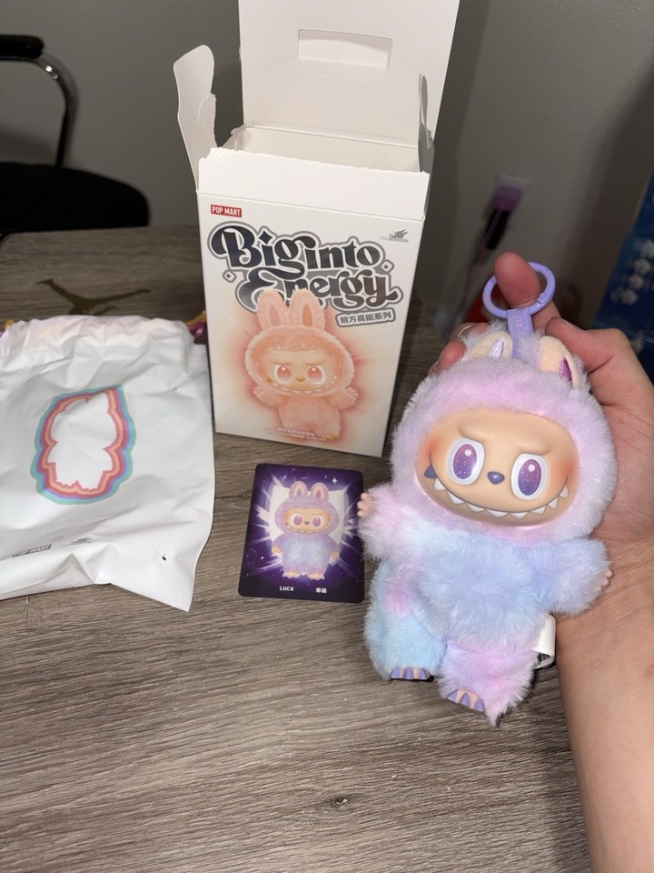 💜POP MART NEW Labubu "Luck" Big Into Energy Collection 100% Authentic ...