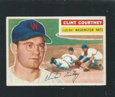 1956 TOPPS #159 CLINT COURTNEY - WASHINGTON NATIONALS - EX/MT | eBay