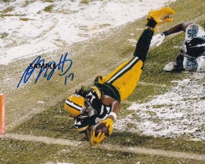 DAVANTE ADAMS REPRINT PHOTO 8X10 SIGNED AUTOGRAPHED MAN CAVE PACKERS ...