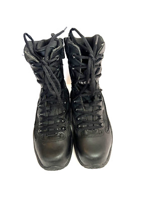 Converse C874 Rapid Response Black Leather Combat Boots Women Sz 7.5 | eBay