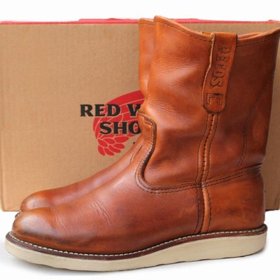 Red Wing 866 Pecos Work Boots Brown Oro-Iginal Leather Men's US6D | eBay