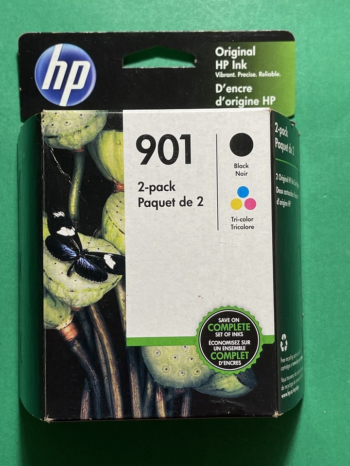 Genuine HP 901 Color Ink Cartridges for HPJ4500 J4580 4680 Printer-OEM ...