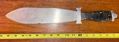 Unusual Vintage Folk Art Aluminum Throwing Knife Smatchet | eBay
