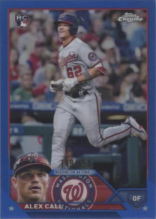 2023 Topps Chrome - Alex Call #187 Blue Refractor /150 (RC) for sale ...