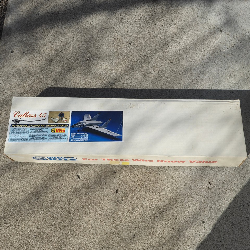 Vintage Global Quality Kits #232120 NOS Cutlass 45 RC Balsa Model ...