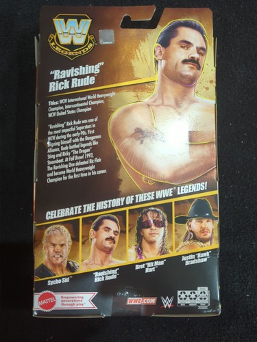 Mattel WWE Elite Legends Series 25 "Ravishing" Rick Rude CHASE + Rare ...