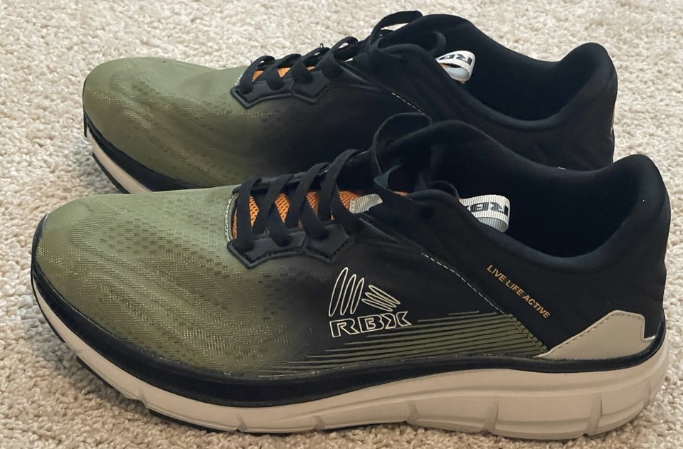 RBX LIVE LIFE ACTIVE MENS RUNNING SHOES OLIVE GREEN SIZE 12 - new no ...