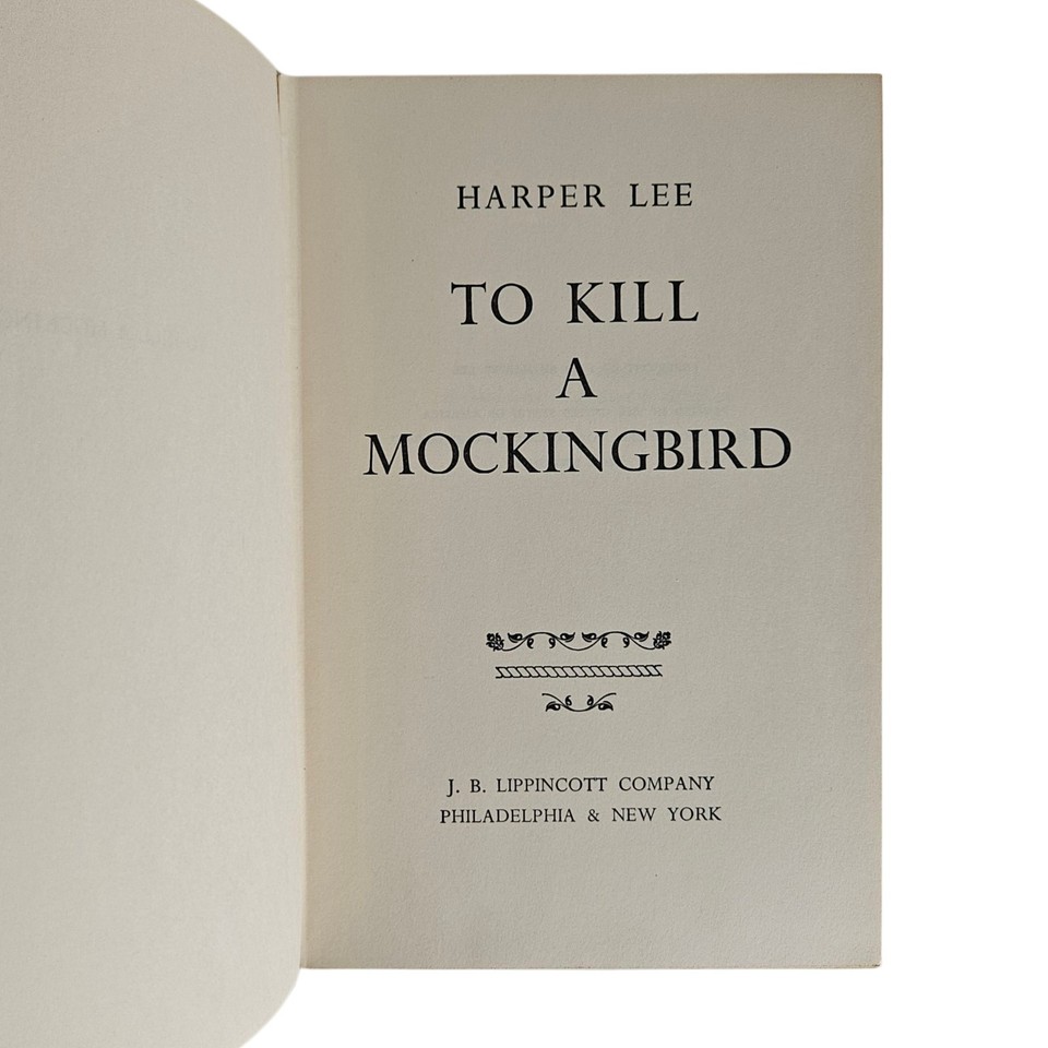 To Kill a Mockingbird - True First Printing - 1960 - Harper Lee - 1st ...