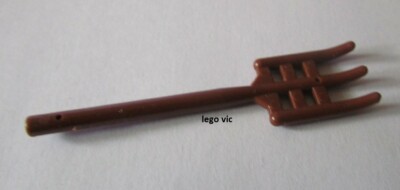 Lego 95345 Pitchfork Reddish Brown Fourche Brun Castle 91001 10223 MOC ...