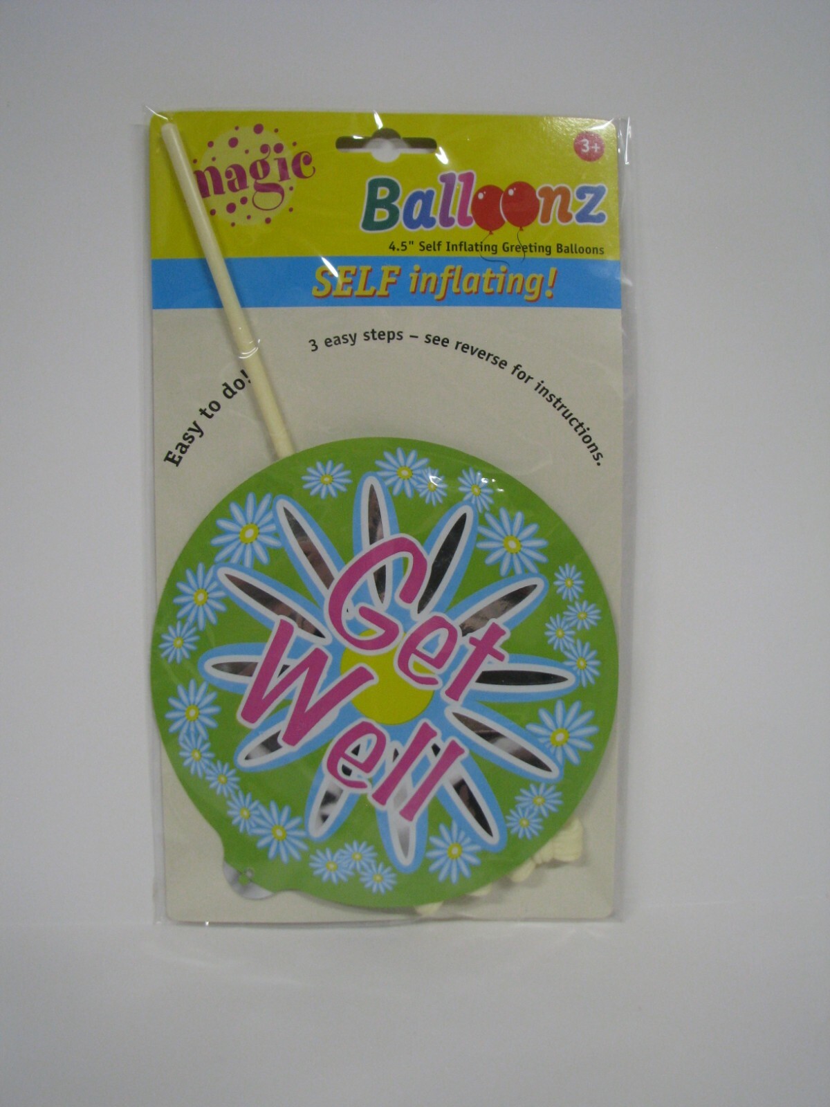 Self-Inflating Balloons with Sticks 4.5" Get Well Set of 6 | eBay