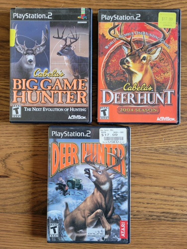 Big Game Hunter Games (Sony PlayStation 2 PS2) Lot of 3 | eBay
